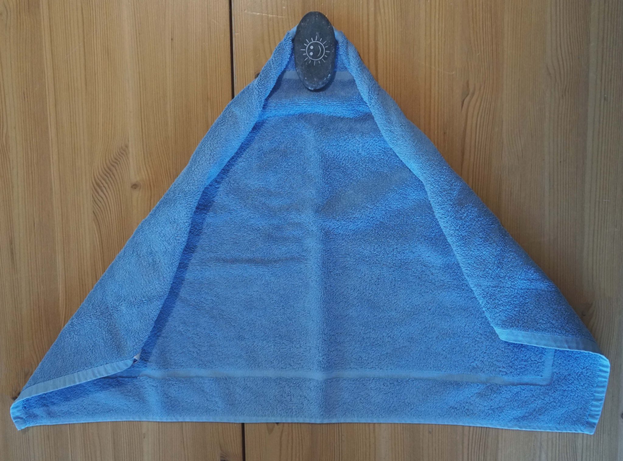 Handtuch Origami, schritt für schritt Anleitung ohne Schneiden