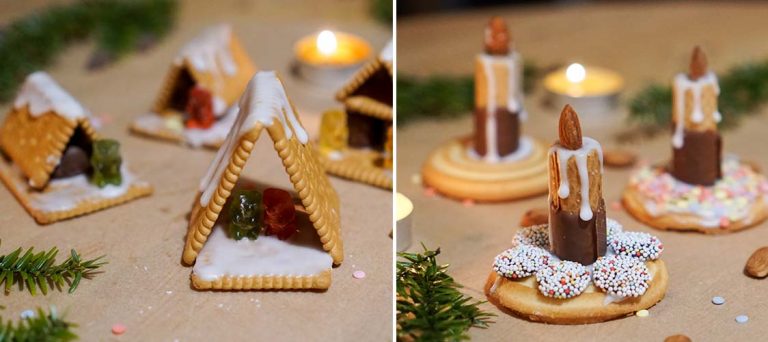Weihnachtssnacks selber machen aus Keksen - Darinas-DIY