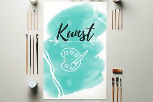 12 Deckblätter für Kunst zum Ausdrucken - PDF Deckblatt kostenlos